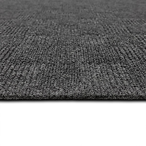 Mohawk Home 24" x 24" Indoor/Outdoor 0.25" Pile Height, Peel and Stick Carpet Tile, Grey Polyester, (Pack of 15) (60 sqft/Box)