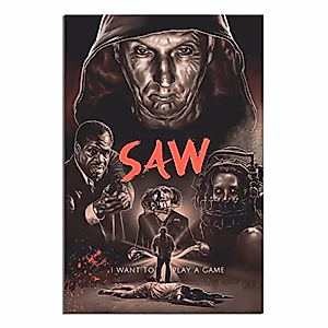 Saw Horror Movie Posters Bar Wall Decor Canvas Art Poster Decor Painting Posters Family Bedroom Office Decorative Posters Gift Wall