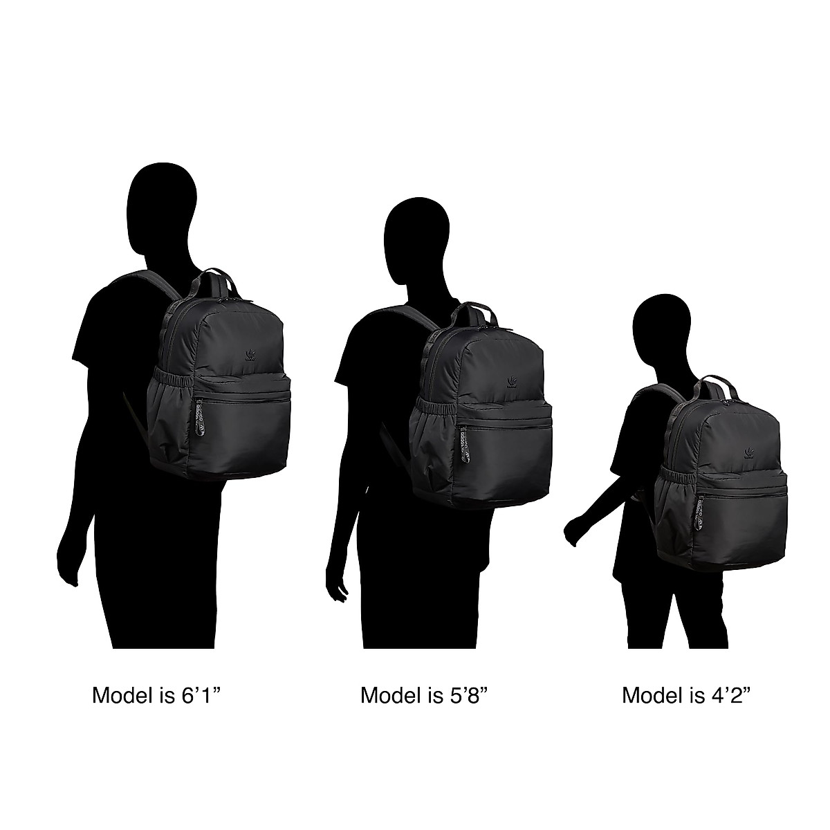 adidas Originals Puffer Backpack, Black, One Size