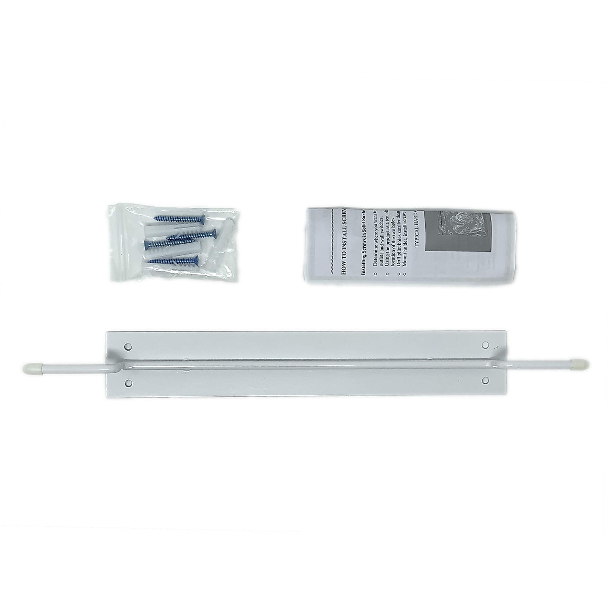 Palmero X-Ray Apron Hanger White Coated 15 in x 2 in Each