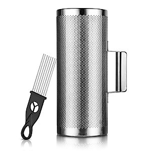 Metal Guiro 12"x 5" Stainless Steel with Scraper Latin Percussion Instrument,By Vangoa