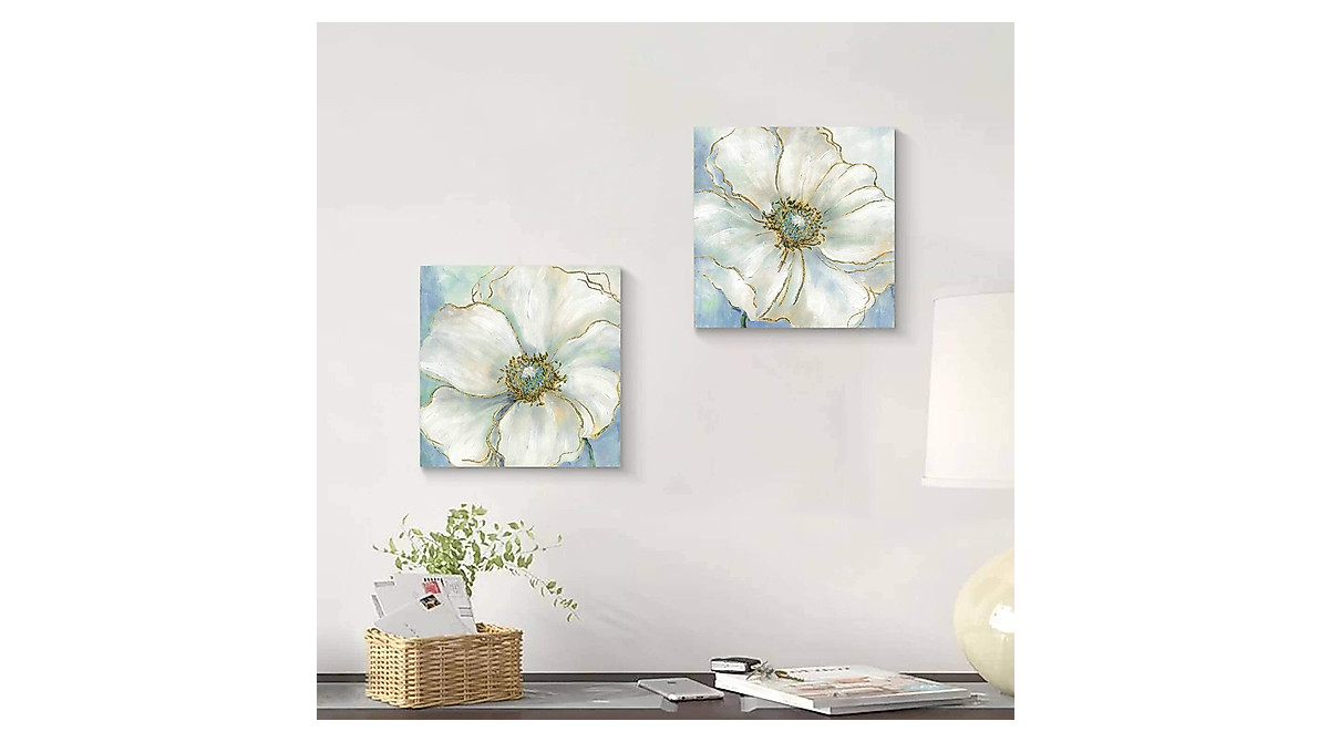 Stunning Flower Wall Art Print on Canvas | TAR TAR STUDIO