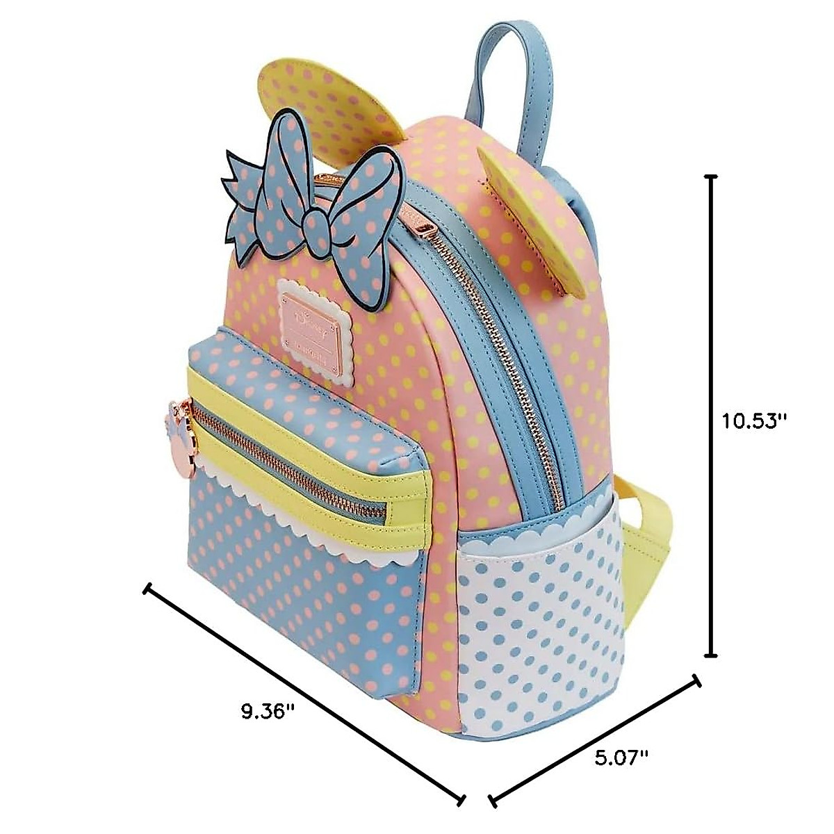 Minnie Mouse Pastel Polka Dot Mini Backpack