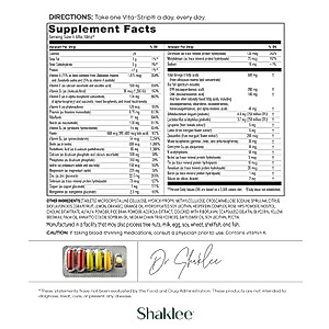 Shaklee - Vitalizer™ Gold: Advanced Nutrition for Adults Over 50 - Vitamins, Minerals, Phytonutrients, Omega-3s, Probiotics & More - Feel Healthier Every Day - 30 Vita-Strips®