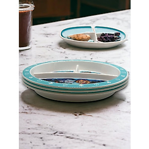 Playtex Baby PAW Patrol, Separated Toddler Feeding Plate - Teal, 3 Count