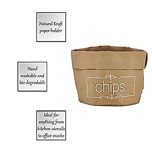 Santa Barbara Design Studio Table Sugar Washable Paper Holder, 11 x 6.37", Natural