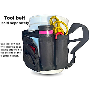 Backpack for 5 Gallon Buckets for Ice Fishing, Picking Apples and Sports