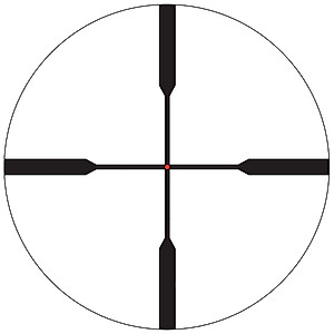 Sig Sauer Waterproof Fogproof Hunting Second Focal Plane 1-inch Tube Diameter Whiskey3 4-12X40mm Scope, BDC-1 Quadplex Reticle