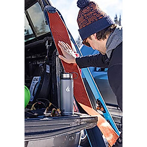 HYDRO CELL Stainless Steel Triple Insulated Water Bottle, 2 Lids (64oz 40oz 32oz 24oz 18oz 14oz) Metal Vacuum Flask with Modern Leakproof Sport Straw Design for Kids and Adults (Graphite 24oz)