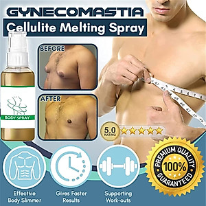 Oprtuisi Gynecomastia Cellulite Melting Spray,Anti Cellulite Spray, Cellulite-free Slimming Spray,Losing Weight Body Slimming Spray,Chest Belly Fat Remove for Men and Women (1pcs)