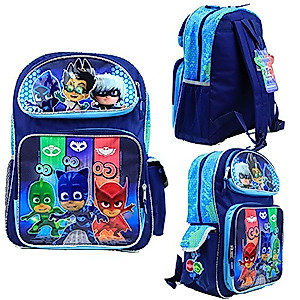 Nickelodeon PJ Masks Kids 16" Large School Backpack Book Bag Licensed New USA