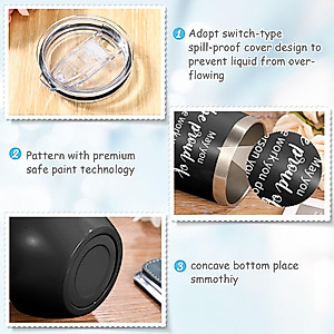 Inbagi Inspirational Thank You Gifts Employee Appreciation Mug 12oz May You Be Proud Wine Tumbler Stainless Steel Coworker Tumbler Cup Keychain for Christmas Thanksgiving(Bright Colors, 10 Pcs)