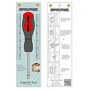 Cage Nut Insertion Tool for 3/8" Square Hole Rack Rail (4HARCNITOOL)