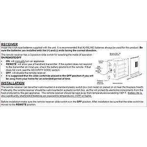 Skytech Receiver Box for 3301 Series Fireplace Remote Controls (SKY-3301-A-RX)