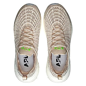 Athletic Propulsion Labs Women's Techloom Zipline Sneakers, Beach/Green, 9