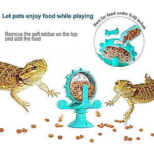 360° Bearded Dragon Toys, Bearded Dragon Enrichment Toys, Dragon Pet Toy, Reptile Food Toys Ball, Interactive Toys for Lizard Reptile, Tank Decor Gecko, Bearded Dragon Feeder, Chameleon Feeder.