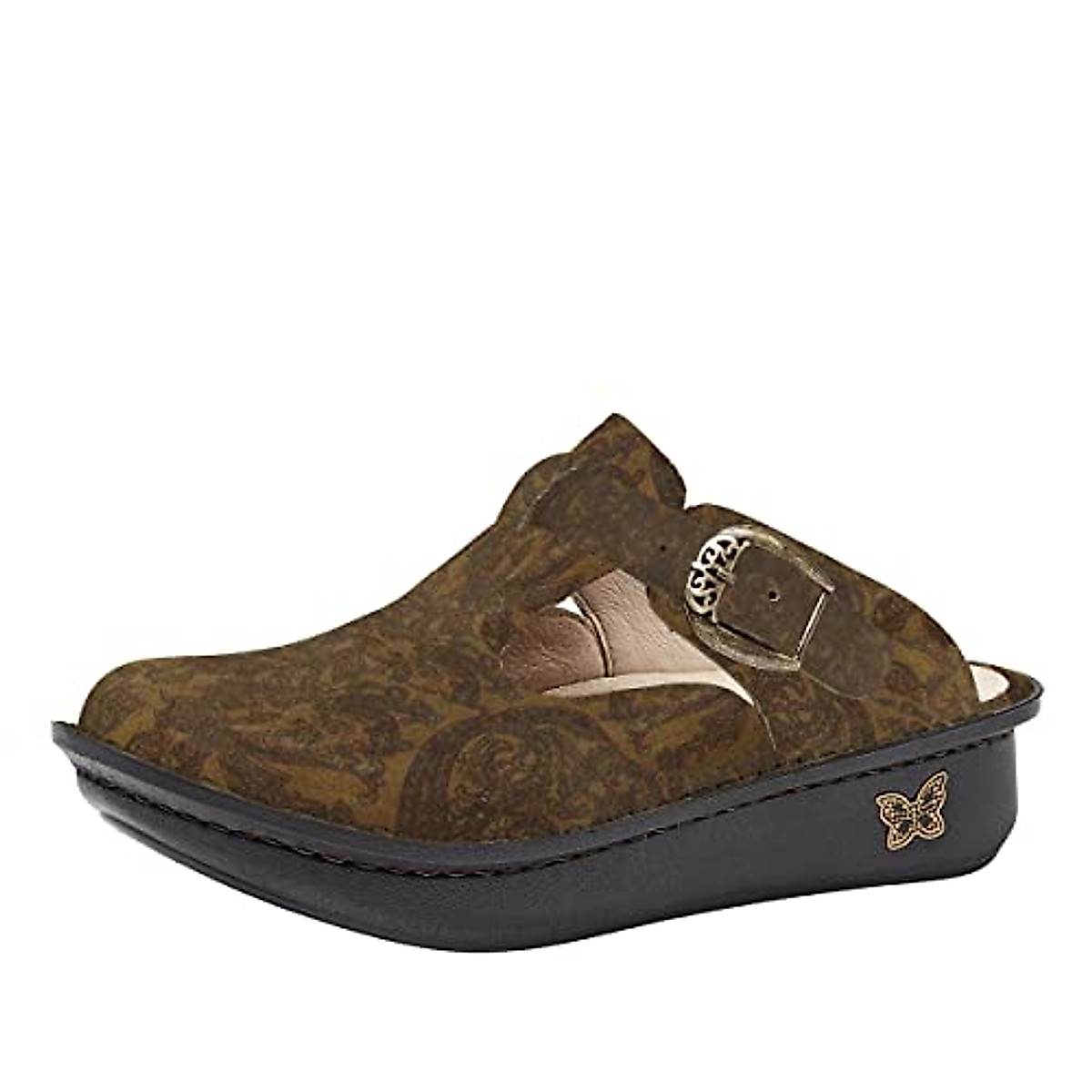 Alegria Women's Classic Peaceful Easy Leather Clog 10.5-11 M US