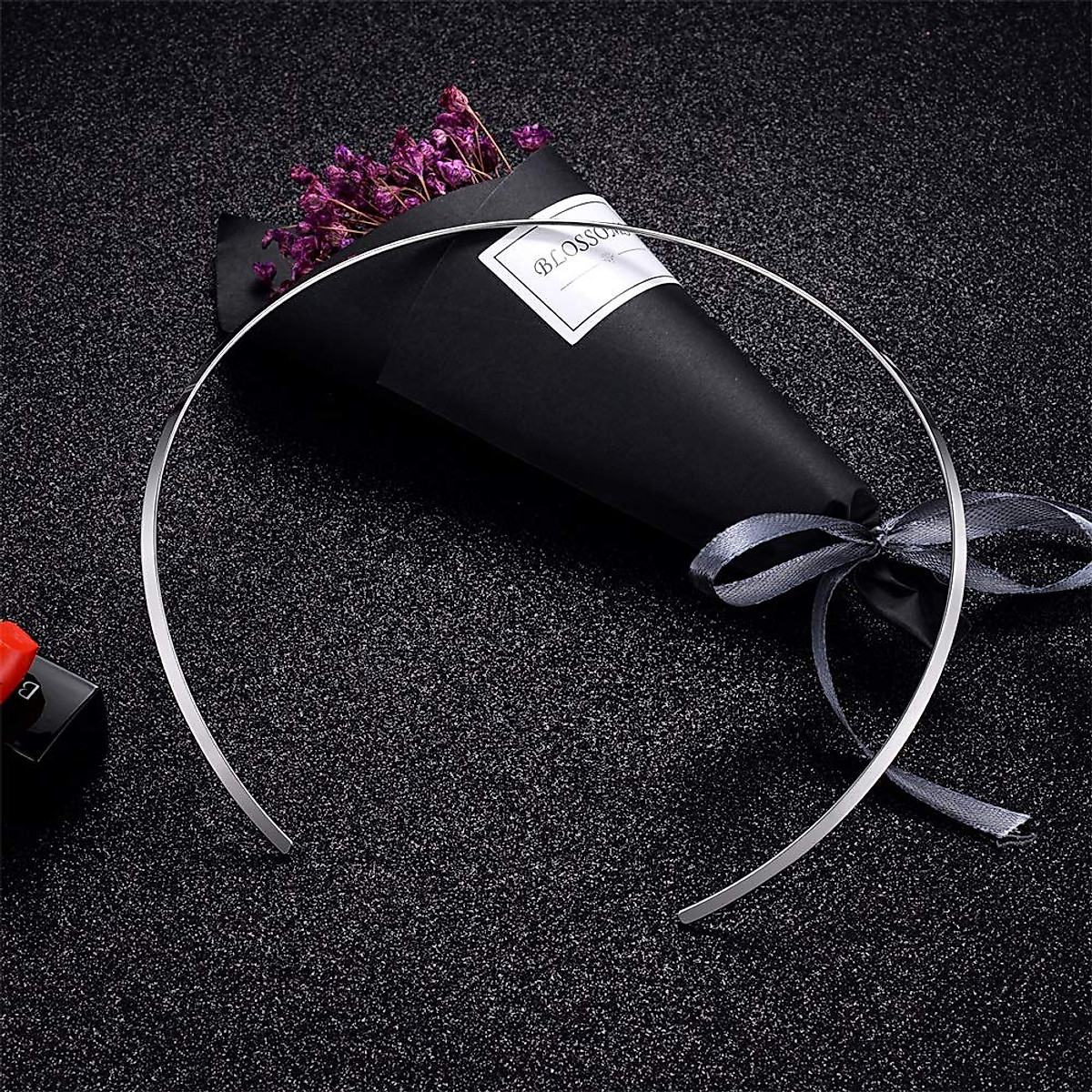 HooAMI Women's Necklace Choker Silver Stainless Steel Collar Necklace