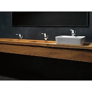 Delta Faucet 599-BLMPU-DST Pivotal Single Handle Lavatory Faucet, Matte Black