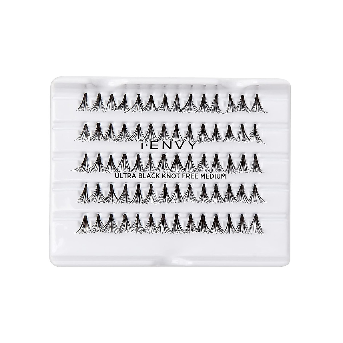 Kiss Envy Knot Free Medium 70 Lashes, Ultra Black