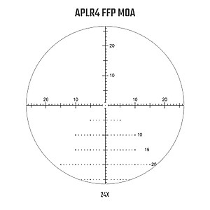 Athlon Optics Athlon Midas TAC 6-24x50 APLR4 FFP MOA Reticle Scope Black