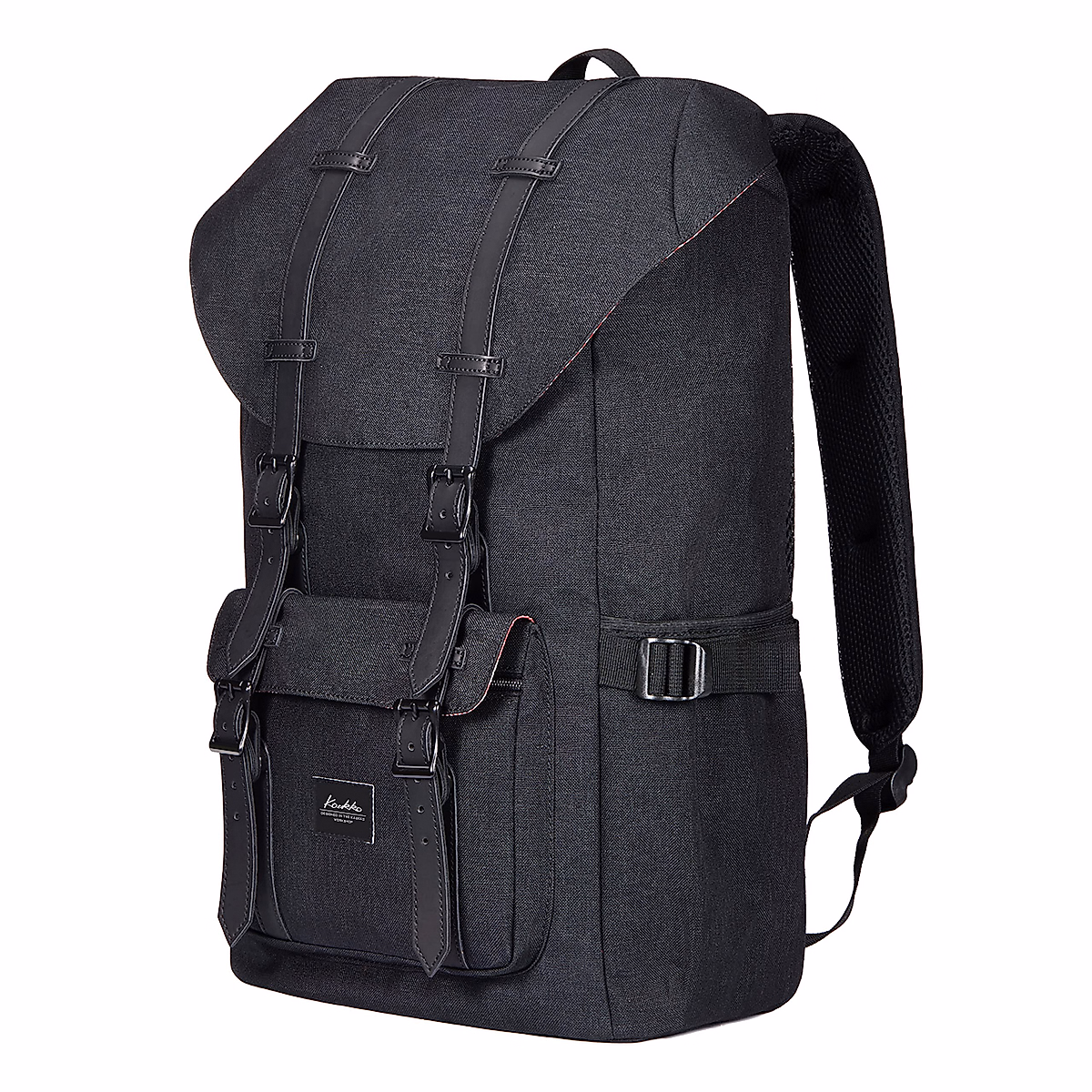 Travel Laptop Backpack, Outdoor Rucksack, School backpack Fits 15.6(Linen Black)