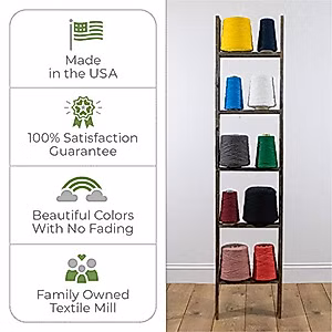 United States American Flag Blanket - Gift Soft Tapestry Throw Woven from Cotton - Made in The USA (69x48)