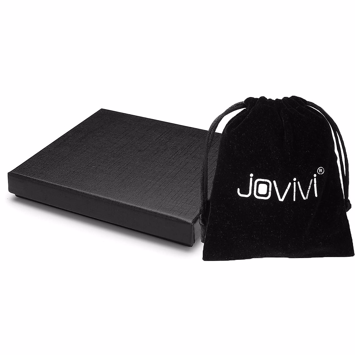 Jovivi 30mm Living Floating Memory Glass Locket Necklace - Stainless Steel Secure Closure