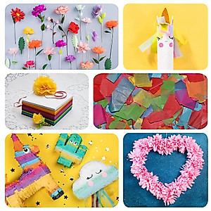 Packanewly Bulk Gift Wrapping Tissue Paper, 100 Sheets Kraftt Brown, 15 x 20 Inch Gift Wrap Paper for Art Craft Festival Birthday Party Floral Pompom