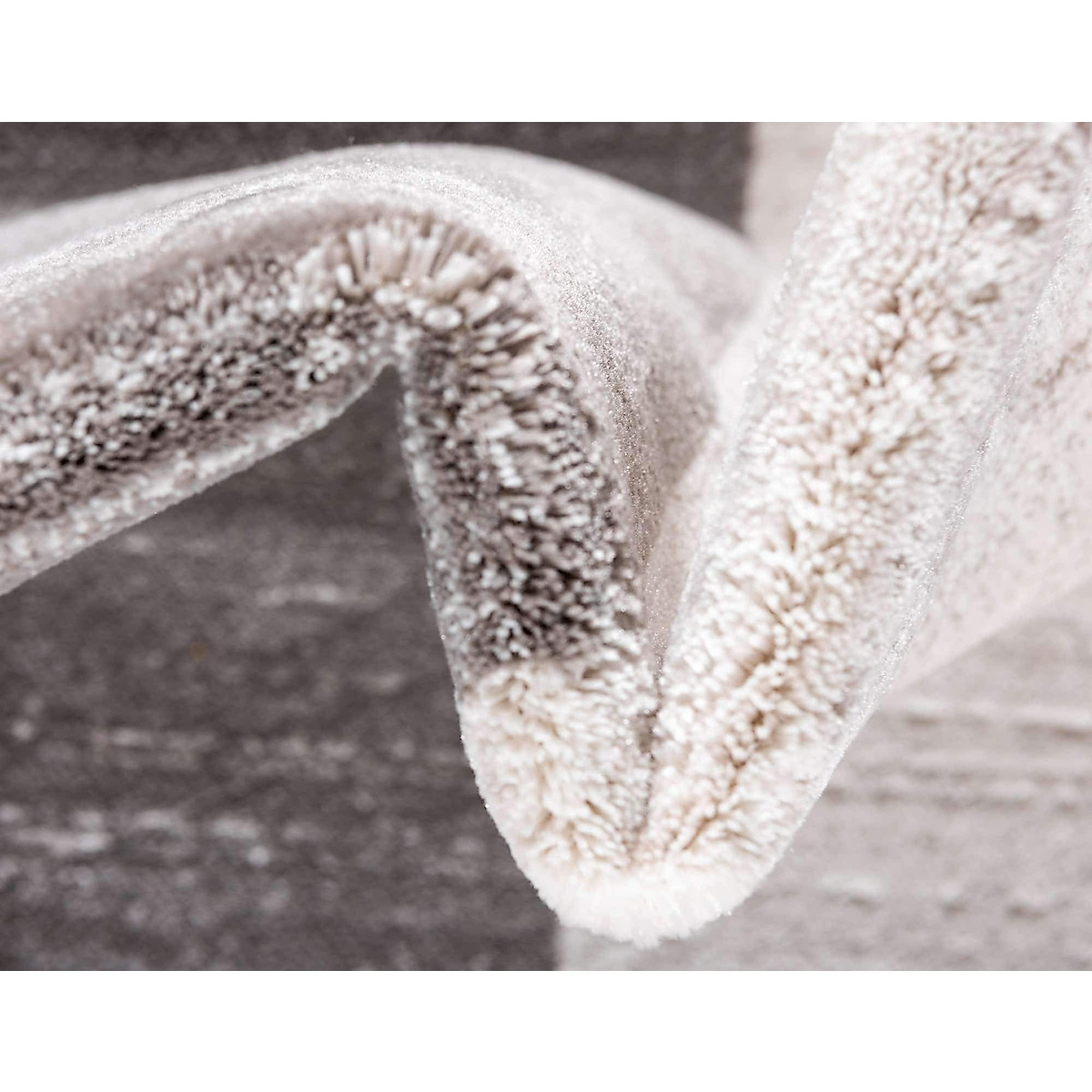 Unique Loom Jill Zarin Uptown Collection Area Rug - Yorkville (8'x 10' Rectangle, Gray/ Ivory)