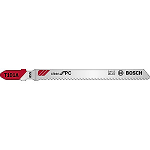 Bosch 2608631010 Jigsaw Blade "T 101 A" for plastic (5 Piece)