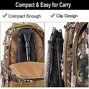 PLUSINNO Fishing Net Fish Landing Net, 263pcs Fishing Tackle Kit with Tackle Box