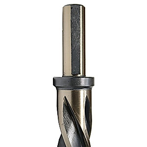 Drill America 3/4" Bridge/Construction Reamer with 1/2" Shank, Black and Gold Finish, KFD Series