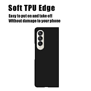 WOWTIFY Custom Phone Case for Samsung Galaxy Z Fold 4,Personalized Photo Phone Cases Customized Gift for Birthday Xmas Valentines Friends Her Him, Protective Black Hard Case