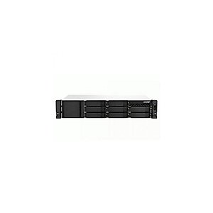 QNAP TS-864eU-RP-4G-US 8 Bay High-Speed Short Depth Rackmount Rackmount NAS with Dual-2.5GbE, Intel Celeron CPU, 4GB DDR4 Memory and 2.5GbE (2.5G/1G/100M) Network Connectivity (Diskless)