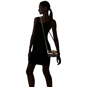 Betsey Johnson Buckle Up Convertible Clutch, Black