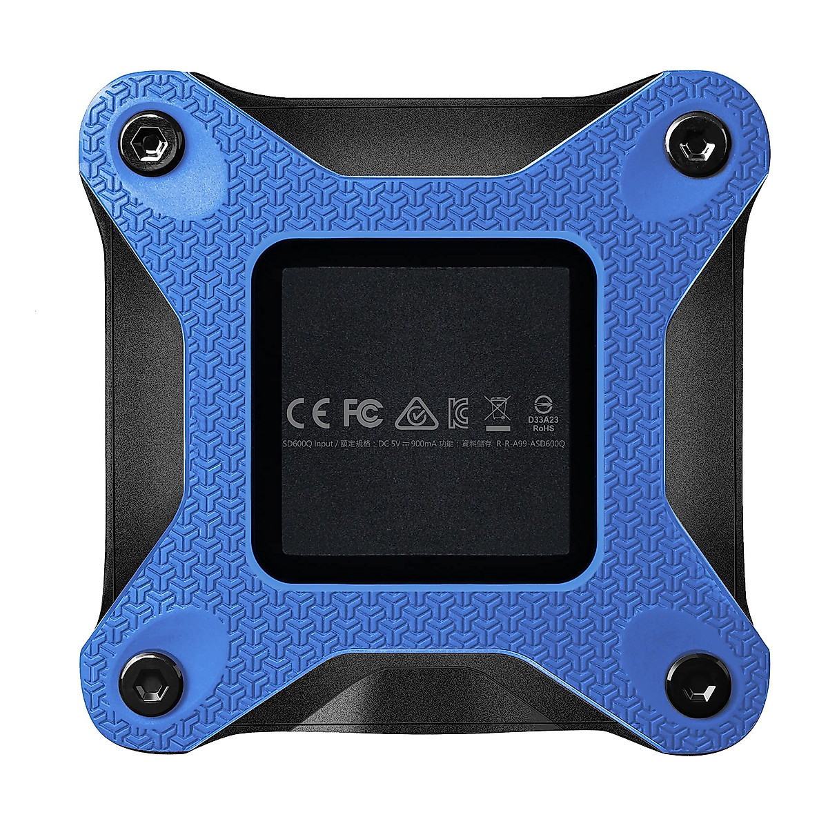 ADATA SD600Q 240GB Ultra-Speed Portable Durable External SSD - Up to 440MB/s -3D NAND USB3.2 Blue (ASD600Q-240GU31-CBL)