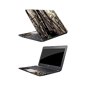 MightySkins Skin Compatible with HP Chromebook 11 (2018) 11.6" - Tree Camo | Protective, Durable, and Unique Vinyl Decal wrap Cover | Easy to Apply, Remove, and Change Styles | Made in The USA
