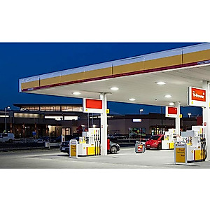 Plan Hoot 150 Watt cETL DLC LED Canopy Light Carport Driveway Gas Station Ceiling Light - Full Aluminum Die-Case, 125Lm/W Meanwell Driver 5700K Cool White 100-277V