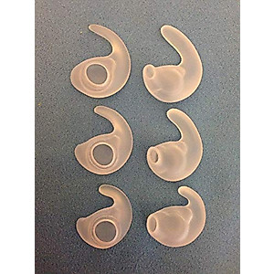 Set SML Left Right EarGels Compatible with Jawbone ERA Black Streak HD Wireless Headset Black Streak Left and Right S M L Ear Gels Bud Tip Gels Buds Tips Replacement Part
