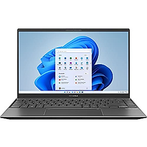 ASUS Ultra-Slim Zenbook 14.0" FHD IPS Laptop | AMD Ryzen 5 5500U | NVIDIA GeForce MX450 | Wi-Fi 6 | Harman Kardon Audio | HD Webcam | Backlit KB | USB-C | Windows 11 (8GB RAM | 256GB PCIe SSD)