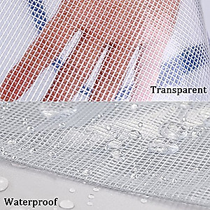 SUBANG 18 Pieces Black Zipper Pouch Zipper File Bags Mesh File Folders with Grid Travel Pouch, 9 Sizes