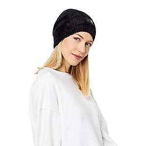 UGG Plush Slouch Beanie Black One Size