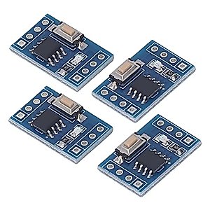 PCB Control Board 4 Set Microcontroller System Development Board Singlechip System Board for Singlechip Development LED Industry 12 x 18mm / 0.47 x 0.71in