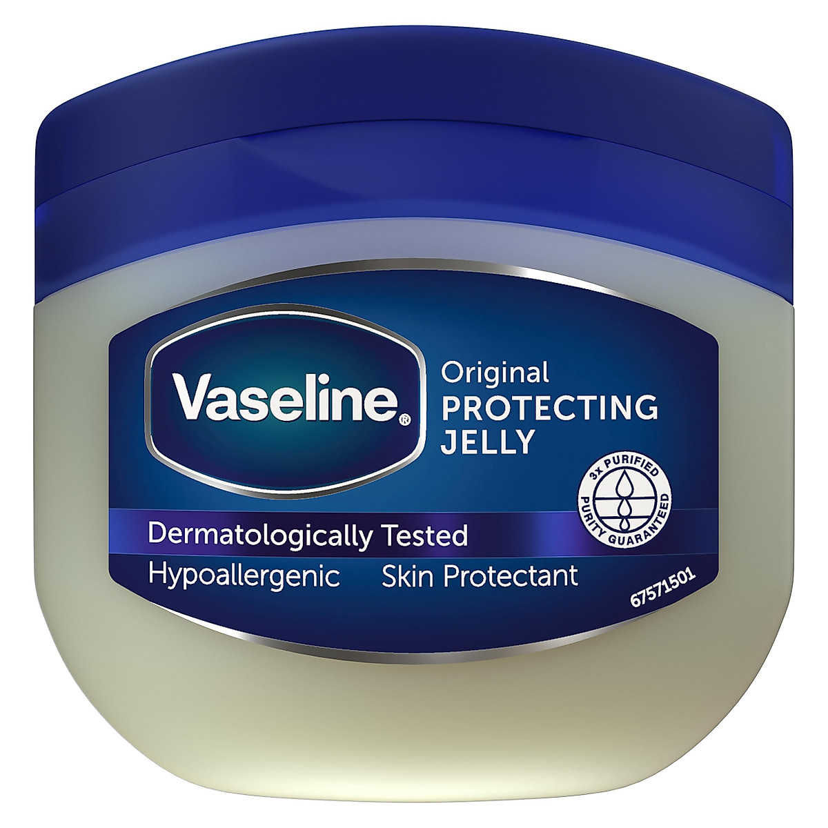 Vaseline 100% Pure Petroleum Jelly Skin Protectant 3.75 oz (Pack of 4)