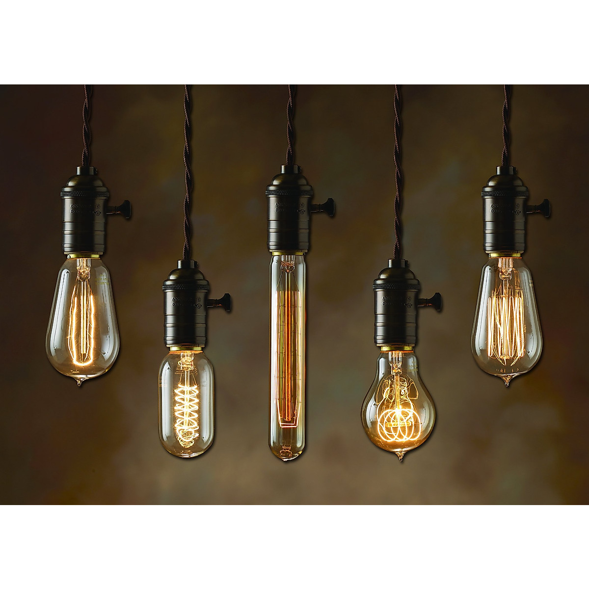 Bulbrite 134019 40W Nostalgic Edison Squirrel Cage-style Bulb