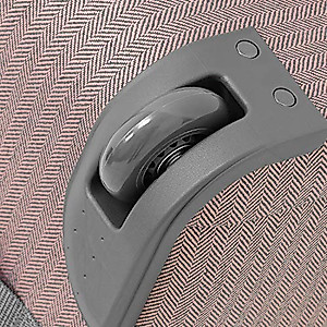 London Fog Newcastle Set of 4 Piece, Rose Charcoal