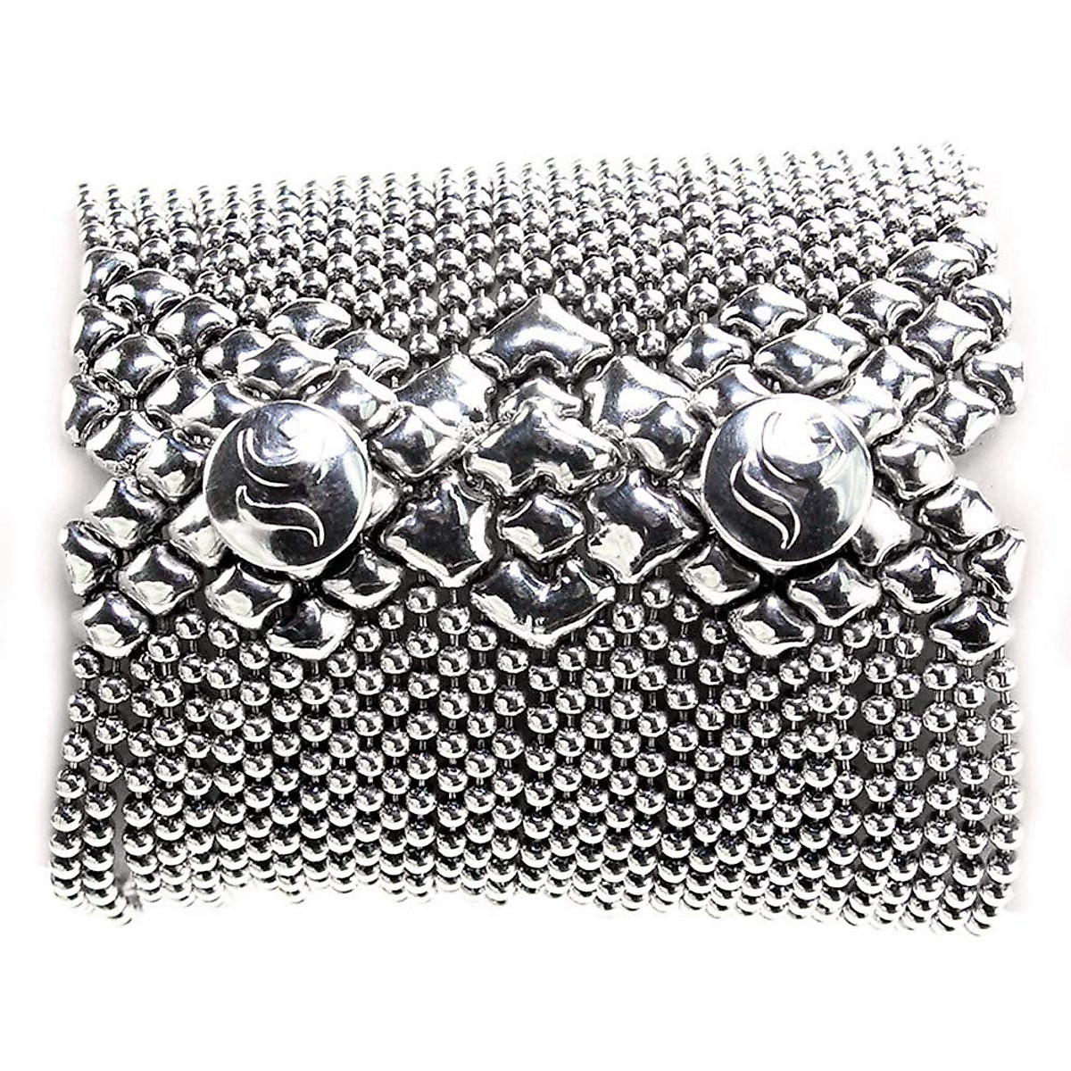 B50-AS Antique Silver Bracelet - Liquid Metal by Sergio Gutierrez (7.75)