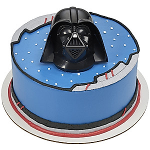 DecoSet® STAR WARS™ Darth Vader™ Cake Topper, 1-Piece, Use with Cake Decorations to Create Galactic Cakes, Black