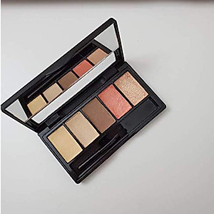 DNHCLL Five Grid Boxes with A Skylight Diy Lipstick Tray Homemade Eye Shadow Empty Boxes for Women Girls To Use Makeup